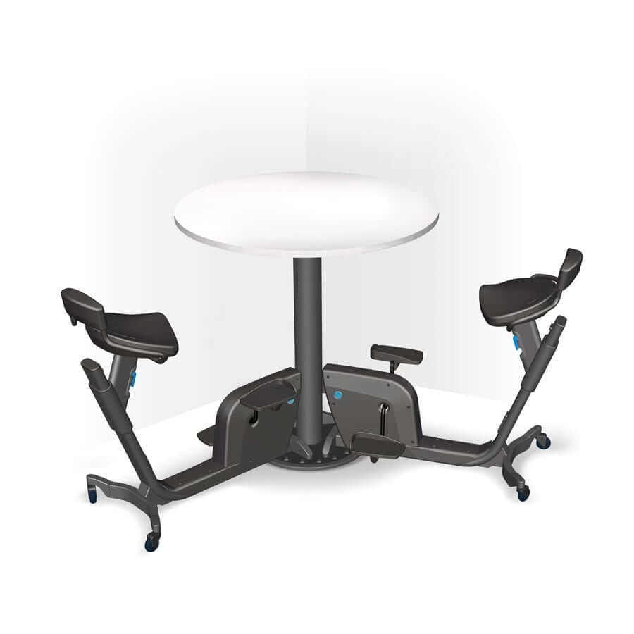 Duo Office Bike Table | LifeSpan Workplace – LifeSpanFitness