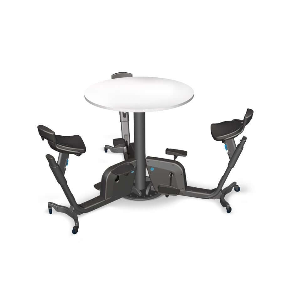 Trio Bike Table | Round Table for Work | LifeSpan Workplace ...